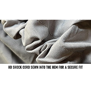 VORTEX Heavy Duty Grey/Gray Center Console Boat Cover for 15'7" - 17'6" Boat