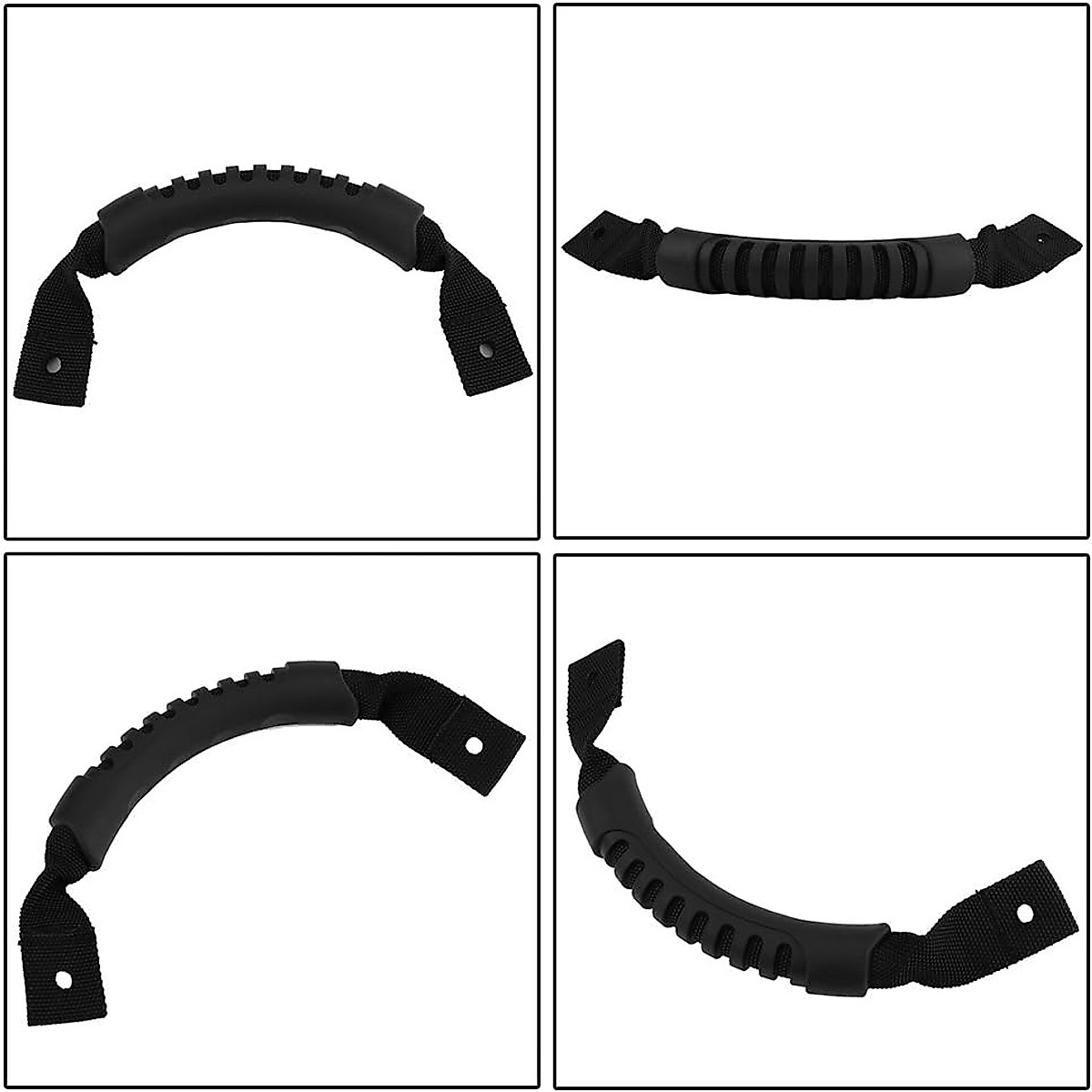 Tbest Suitcase Handle Replacement,Kayak Carry Handle Black Durable Boat Canoe Handle Replacement Accessory Kit for Kayaks Suitcase Luggage Surfboard Maniglia Rainbow Kayak Handles Replacement