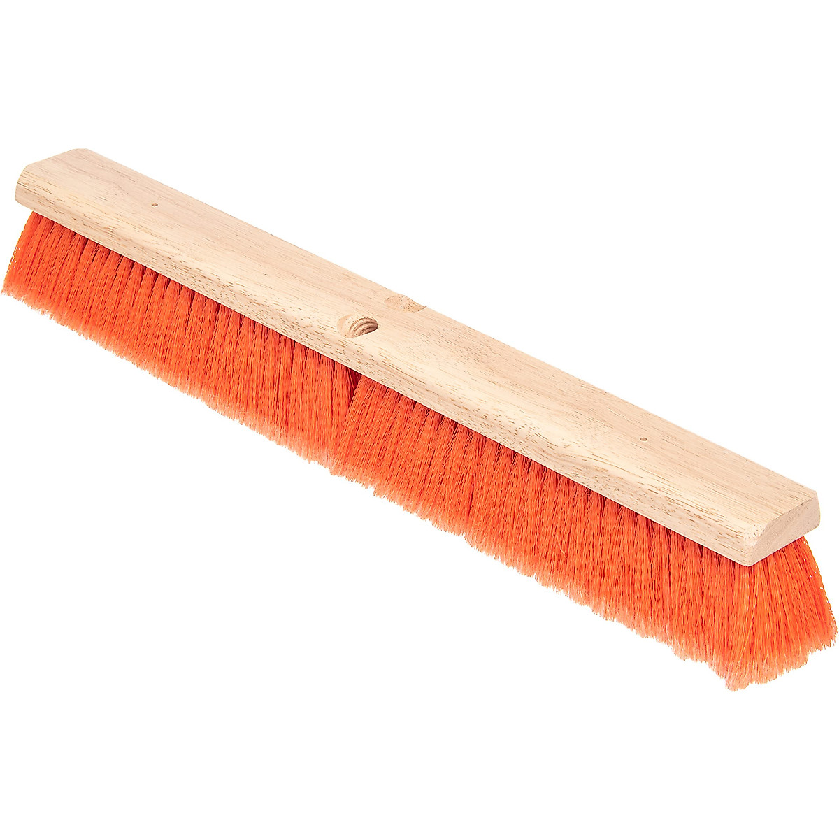 SPARTA 4501424 Flo-Pac Flagged Fine Floor Sweep, Polypropylene Bristles, 24" Block Size, 3" Bristle Trim, Orange
