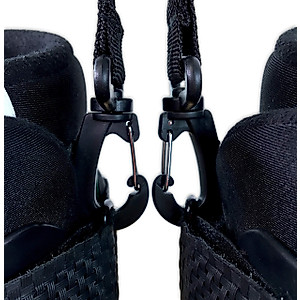 StoreYourBoard Ski and Boot Carrier Straps, Adjustable Shoulder Sling System, Heavy-Duty (Boot Carrier, 2 Pack)