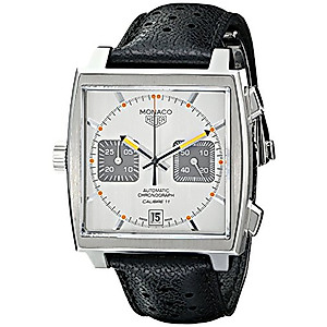 TAG Heuer Men's CAW211C.FC6241 Monaco Analog Display Swiss Automatic Black Watch
