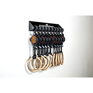 Rapid Ring Sports Gymnastic Rings with Adjustable Straps