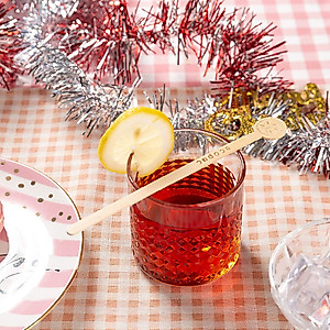 Wooden Coffee Stirrer Sticks Disposable Environmentally Friendly Biodegradable Cafe Grade Beverage Stir Sticks for 7 InchCoffee Milk Cocktail Tea (100PCS)