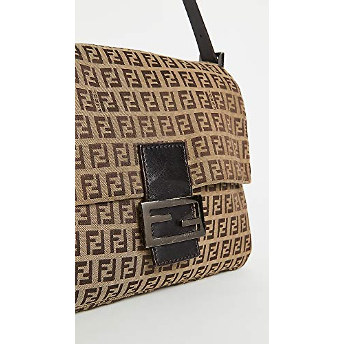 FENDI Women's Pre-Loved Mama Baguette, Zucchino, Brown, One Size