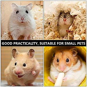 TEHAUX Natural Coconut Shell Bird Nest House Bed with Warm Pad for Parrot Parakeet Hamster Rat Mice Chinchilla Cage Toy Nesting Box