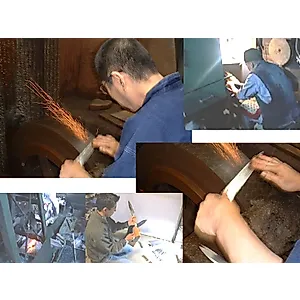 Houcho.com Sakai Ajimasa, Genuine Sakai-Manufactured, 10.6" (270mm) Kasumi Blue Steel Yanagiba Sushi Knife