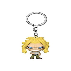 Funko Pop! Keychain: My Hero Academia - All Might Weakened State, Multicolor