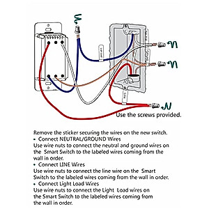 Humpptom Light Switch, Dimmer Switch with Wireless Remote Control, Single Pole Smart Switch Support 2.4G&5G Compatible with Alexa