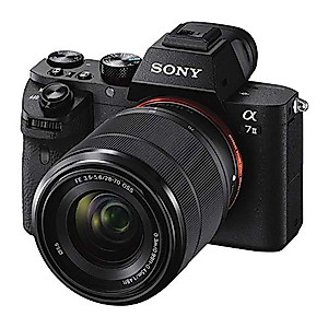 Sony Alpha a7II Mirrorless Digital Camera Bundle with 28-70mm f/3.5-5.6 OSS and FE 50mm f/1.8 Lens, Photo Software Suite, 64GB SD Memory Card, Rechargeable Battery (2-Pack) and Charger, Bag (6 Items)