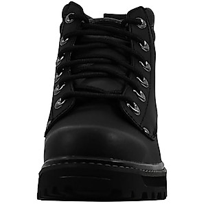 Skechers Men's Pilot Utility Boot,Black,9.5 M US