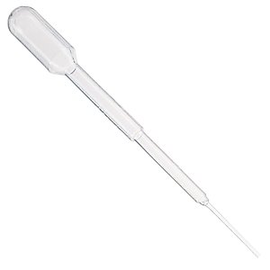 Globe Scientific 134020-400 LDPE Fine Tip Transfer Pipet, Non-Sterile, 104mm Length, 1.5mL Capacity (Box of 400)