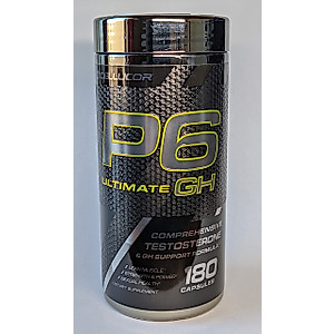 Cellucor P6 Ultimate GH Test Booster for Men, Growth Hormone Support Pills for Protein Synthesis & Fat Metabolism, 180 Capsules