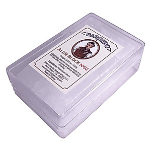 Barbero Alum Block in Plastic Case 3.52 oz / 100 g