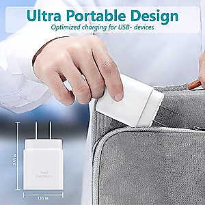 USB C 25W PD Fast Charger Block for iPhone 14 13 More Power Type C Charger Wall Plug Adapter Quick Charging Block Compatible with iPhone 14/14 Pro/Pro Max/iPhone 13/iPhone 12/iPad Pro/GalaxyS22/S21