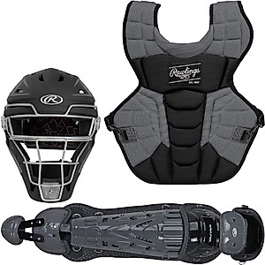 Rawlings | VELO 2.0 Catcher's Set | Baseball | Adult 15+ | Black/Graphite