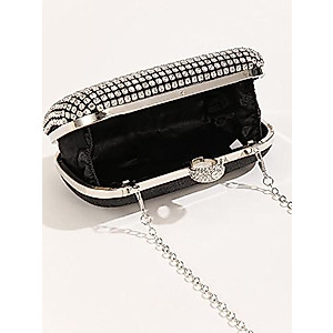 Gets Clutch Purse for Women Rhinestone Evening Clutch Purses for Wedding Bridal Party with Chain Crossbody Bags