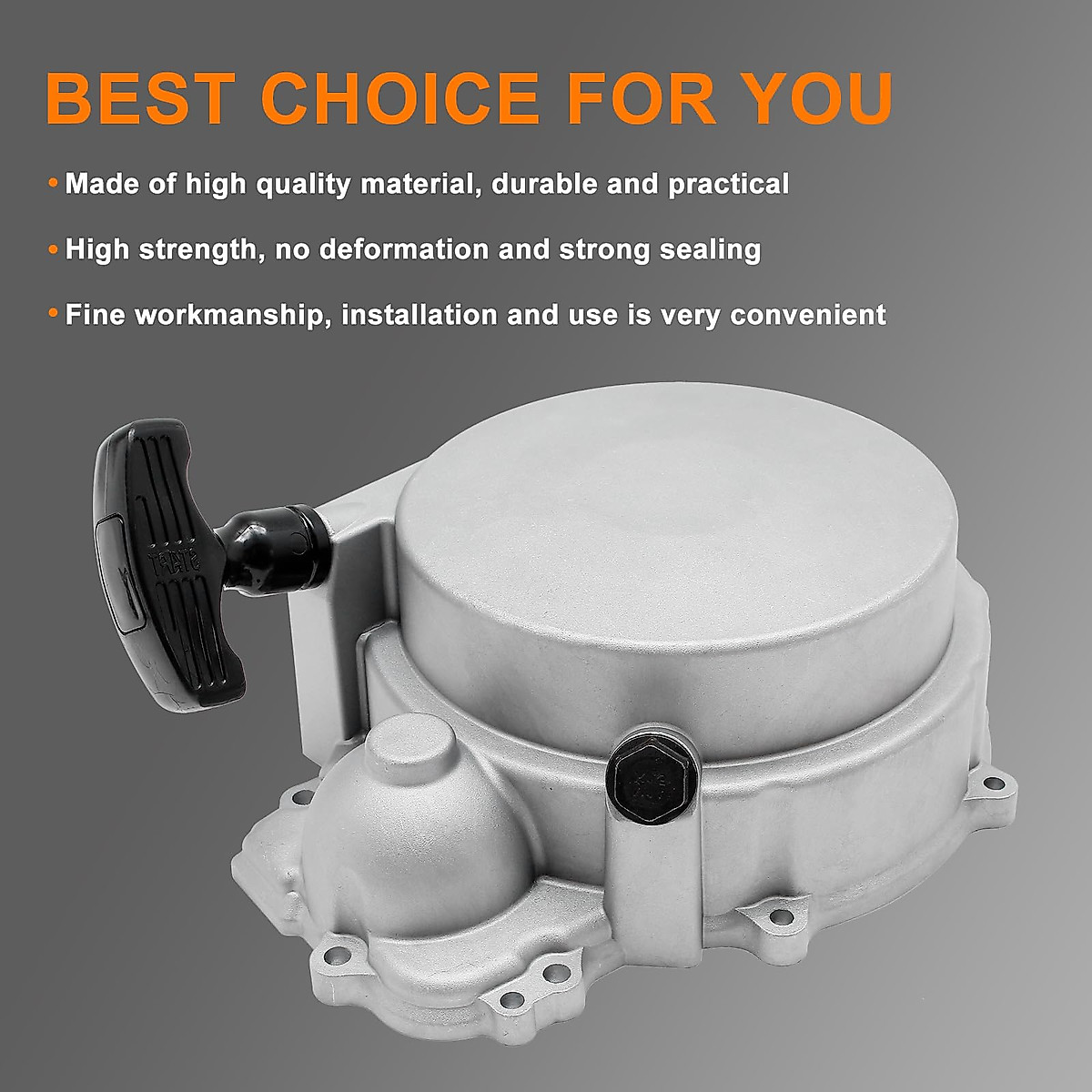 Recoil Pull Starter Case Assembly Compatible with Polaris Sportsman Magnum Replace# 3090085