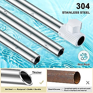 Corner Shower Caddy Tension Pole: Adjustable Stainless Steel Shower Organizer with 4 Tier Shelf for Bathroom Bathtub Tub Shampoo - Floor Standing Rack Bath Storage Holder with Rust Proof Rods