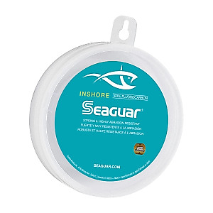 Seaguar/Kureha America LLC Seaguar in Shore 100% Fluorocarbon Leader 100yd 40lb, Clear