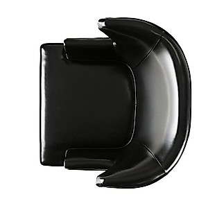 Christopher Knight Home Canterbury High Back Wing Chair, Leather, Black 30.75D x 29.75W x 41.25H in