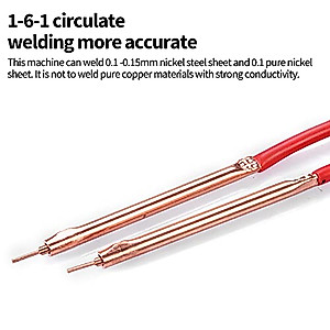 Rocomoco Handheld Spot Welder, DIY Mini Spot Welder with 6 Gear Adjustable Power Household Diy Nickel Belt and Spot Welding Pen, Protable Spot Welder Machine