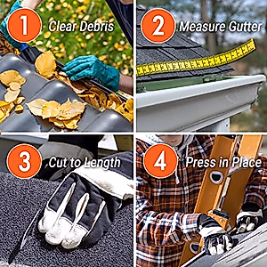 GutterStuff GSK432-2 K-Style Gutter Guard, 4-Inch, Original