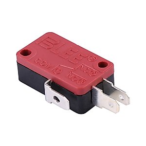 Walfront 3 Pins Push Button Micro Switch Replacement for Arcade Game,10Pcs Red, Collection
