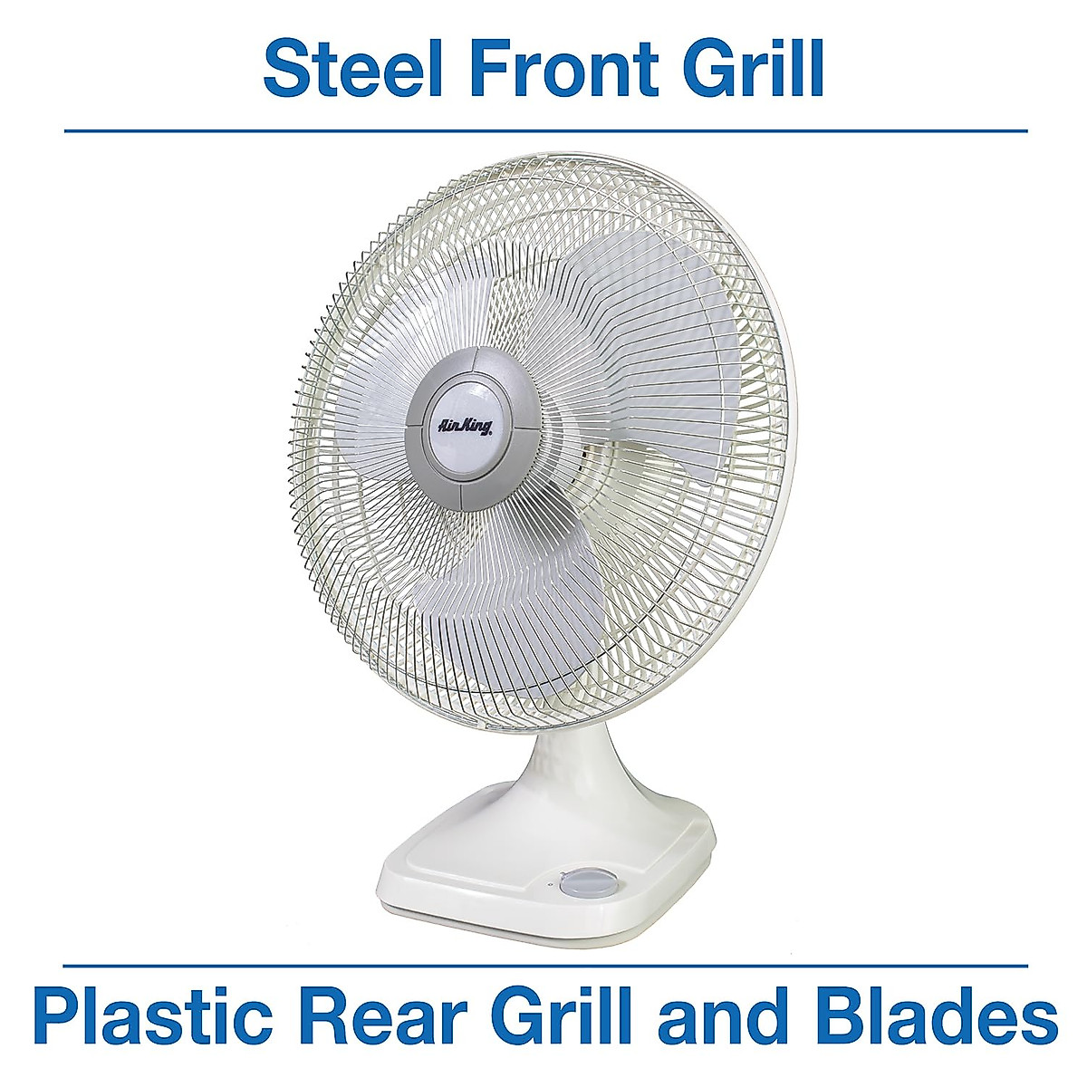 Air King 9106 16-Inch 3-Speed Oscillating Table Fan