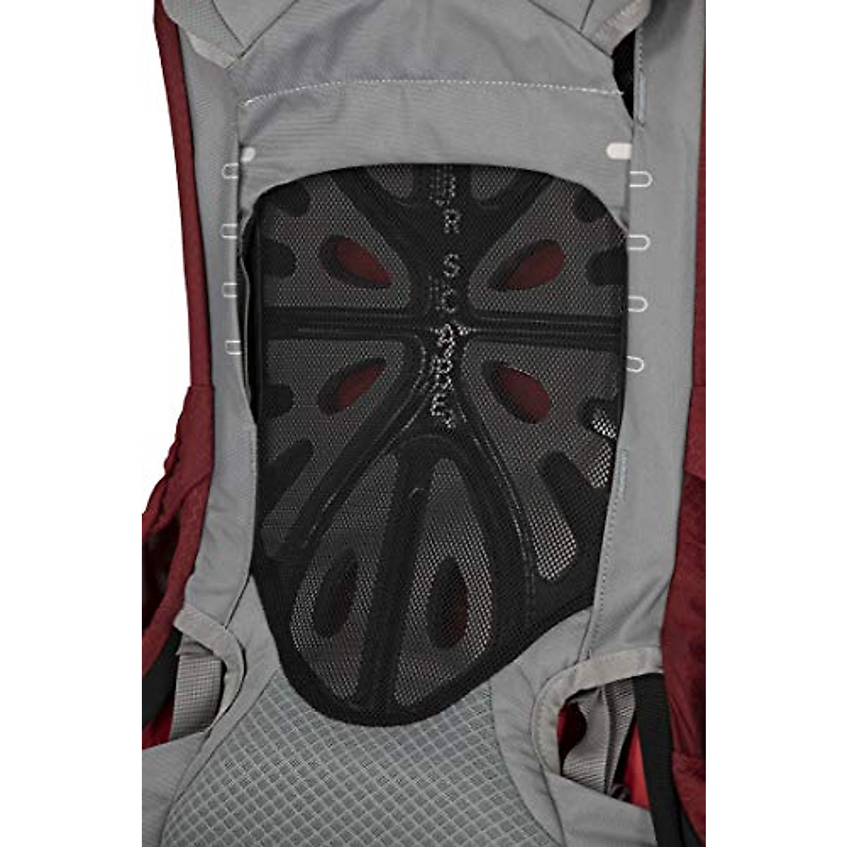 Osprey Ariel 55L Women's Backpacking Backpack, Claret Red, WXS/S