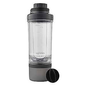 Contigo 2076738 Shake N GO FIT TRITAN STRG 22OZ, Storage, Smoke with Protein Ball