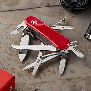 Victorinox Swiss Army Multi-Tool, Evolution S17 Pocket Knife, Red ,85mm
