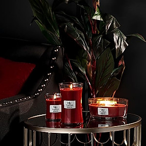 WoodWick Medium Hourglass Scented Candle | Cinnamon Chai | with Crackling Wick | Burn Time: Up to 60 Hours