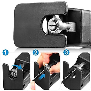 QINALO Electric Drill Reciprocating Saw Adapter, Electric Reciprocating Saw Accessory Kit with Wireless Adapter Kit and Ergonomic Black Handle, Portable Electric Jig Saw for Wood and Metal Cutting