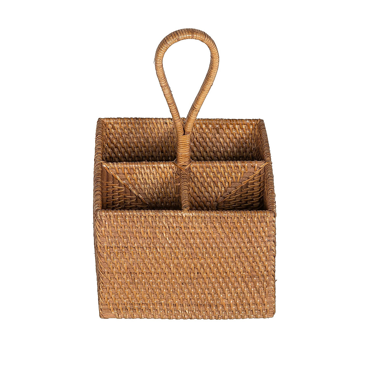 KOUBOO Laguna Bottle Caddy, Honey Brown