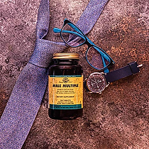 Solgar Male Multiple, 60 Tablets - Multivitamin, Mineral & Herbal Formula for Men - Advanced Phytonutrient - Vegan, Gluten Free, Dairy Free - 20 Servings