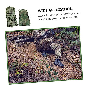 Toddmomy 1 Set Camouflage Camouflage Net Vegetable Plants Decor Plants Outdoor Plants Sunshade Fence Net Hunting Blind Camo Net Camo Blind Netting Camouflage Nettings Shading Nets Portable