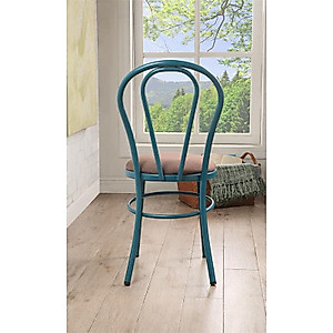 ACME Jakia Side Chair (Set-2) - 96814 - Fabric & Teal