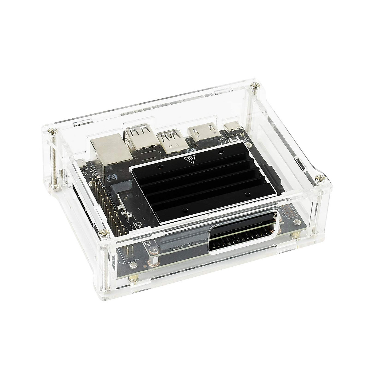 Acrylic Clear Case Enclosure Specialized for Jetson Nano 2GB Developer Kit（Case only