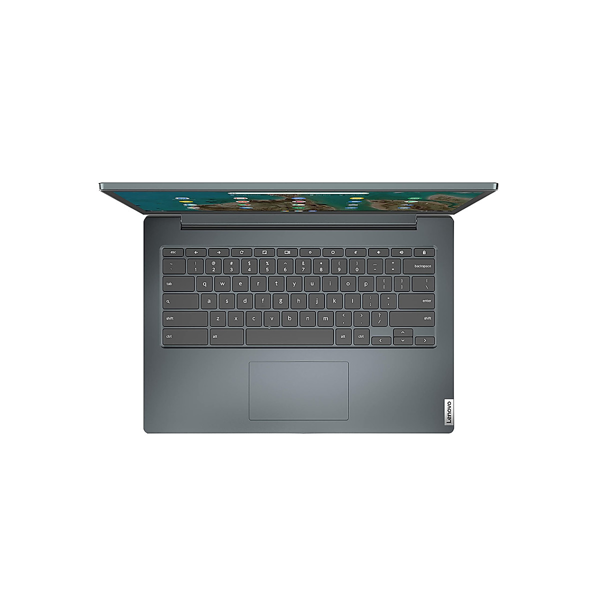 Lenovo 2022 Flagship Chromebook 14'' Thin Light Laptop Computer, Intel Celeron N4020 Processor, up to 2.80 GHz, 4GB RAM, 64GB eMMC,WiFi, Webcam, Chrome OS +Headset +HubxcelAccesory, Abyss Blue