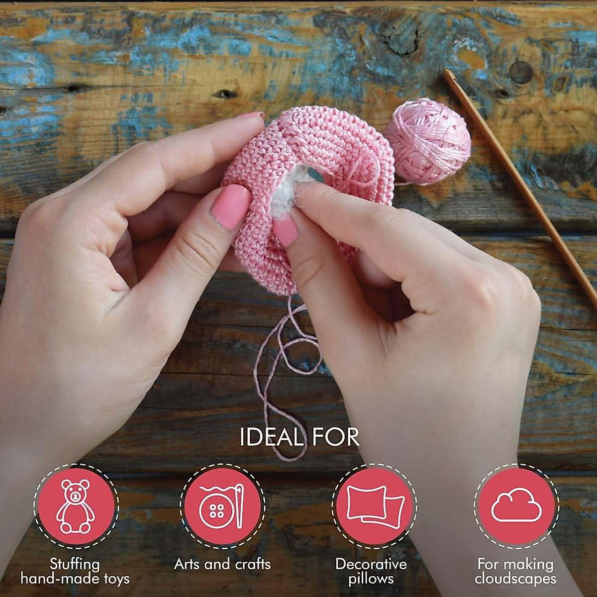 Fairfield PF-5 Poly-Fil Premium Fiber , White