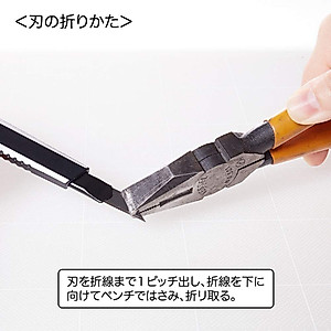 NT Cutter Premium Evolution PMG series Aluminum Die-Cast Grip Auto-Lock Utility Knife, With 30-Degree Extra Sharp Black Blade (PMGA-EVO2)