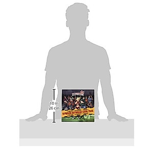 CMON Zombicide Season 2: Prison Outbreak 9 Double-Sided Game Tiles - Enhance Your Zombie Apocalypse Experience! Cooperative Strategy Game, Ages 14+, 1-6 Players, 1 Hour Playtime, Made