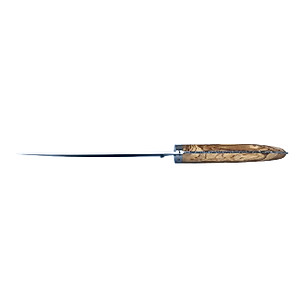 Laguiole en Aubrac Cuisine Gourmet Stainless Fully Forged Steel Made In France Cook's Chef 's Knife With Olivewood Handle, 7-in / 17.8cm