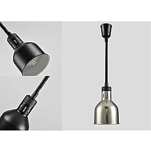 Food Insulation Lamp Commercial Food Warmers, 170mm, Buffet Electric with Bulb, Food Service Restaurant Kitchen Equipment Food Insulation Lamp Warming Equipment,