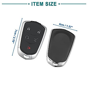 ACROPIX 5 Button Keyless Entry Remote Fit for Cadillac XT5 - Pack of 1 Black