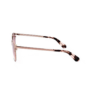 Kate Spade New York Women's Joelynn/S Cat Eye Sunglasses, Pink Havana/Pink Flash Silver, 52mm, 18mm