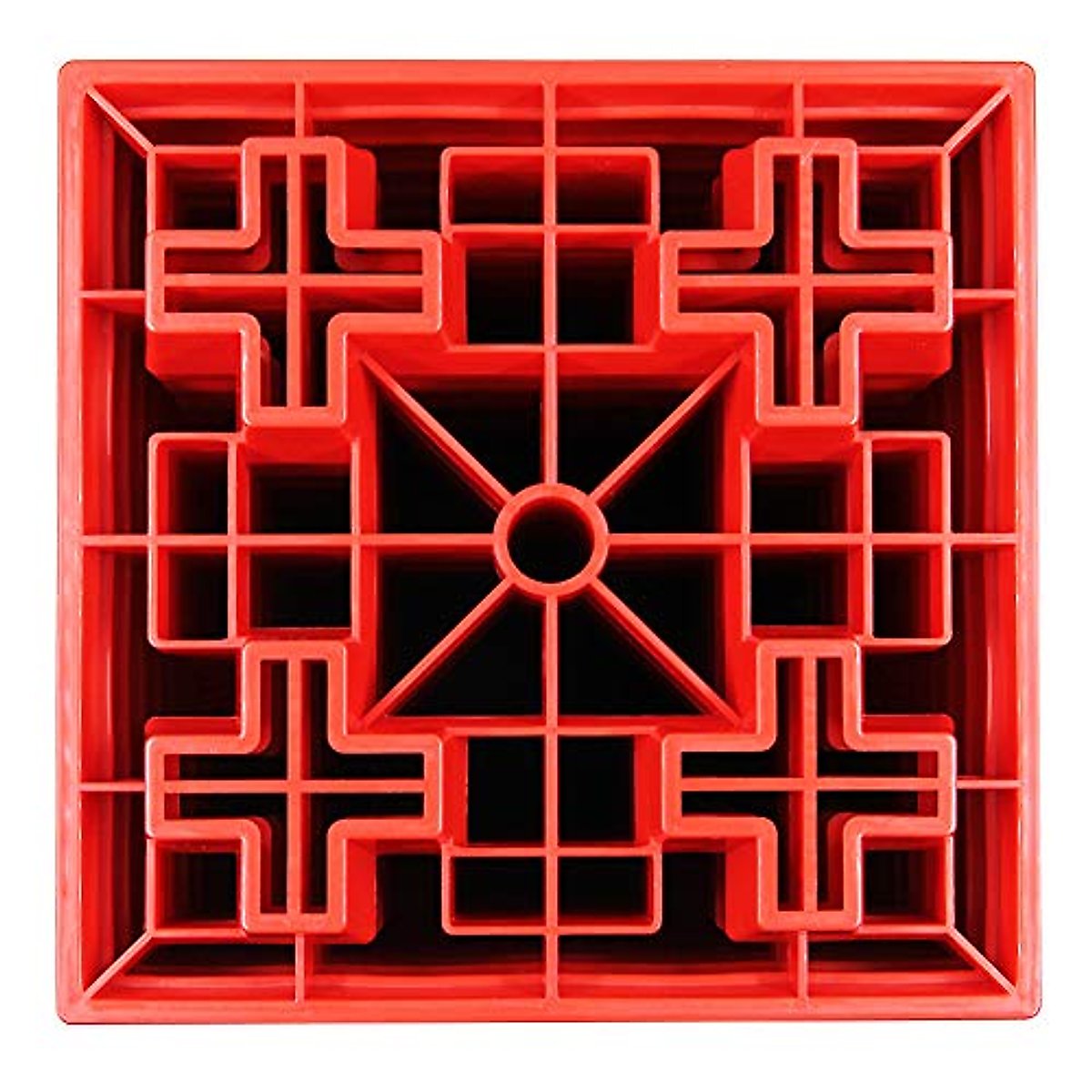 yosager 10 Pack Heavy Duty Leveling Blocks, Ideal for Leveling Single and Dual Wheels, Camper Levelers, Tongue Jacks, Hydraulic Jacks, Stabilizer Jacks, Red