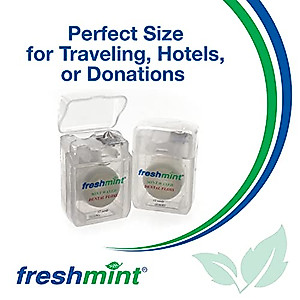 144 Spools of Freshmint® 12 Yards Mint Waxed Dental Floss