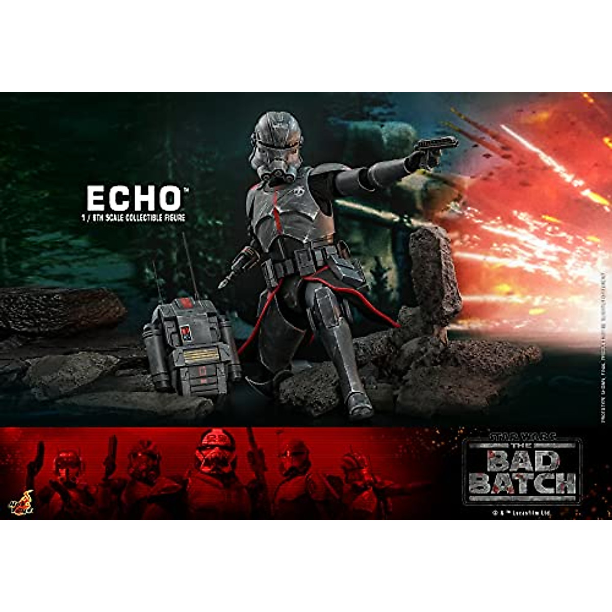 Hot Toys 1:6 Echo - Star Wars: The Bad Batch, Black