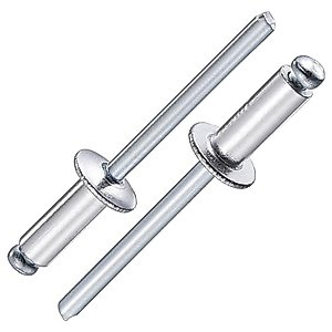 Wensilon (150Pcs) 1/4"x1/2" Aluminum blind pro Rivets,6.5X13mm Aluminum Grip and Steel Mandrel